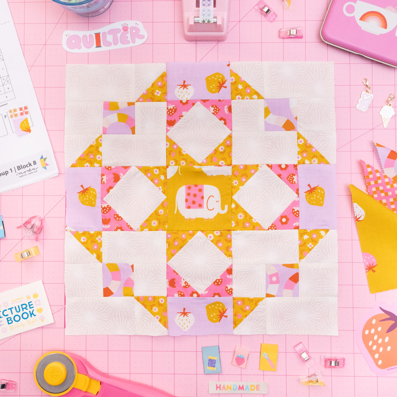 Moda Blockheads 5 Ruby Star Society Edition Sew Along Info – Little ...