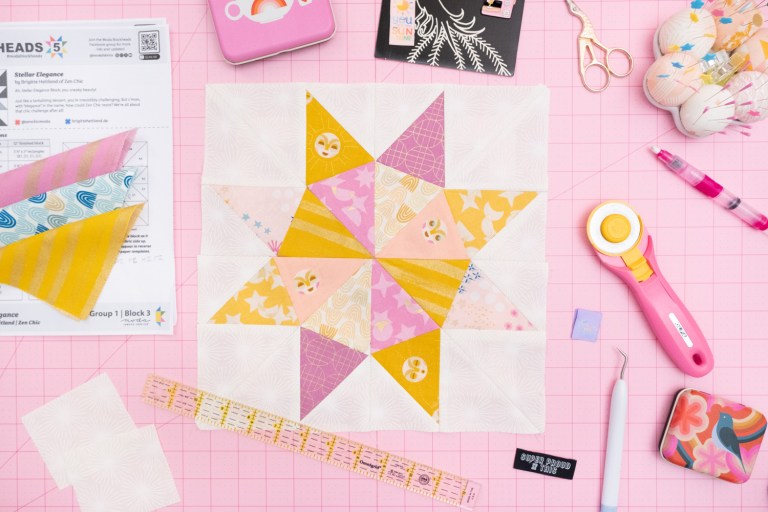 Moda Blockheads 5 Ruby Star Society Edition Sew Along Info – Little ...